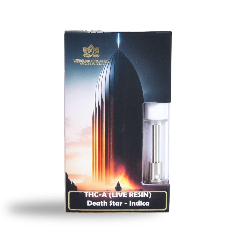 THC-A Death Star Vape Cartridge - Nirvana Organics