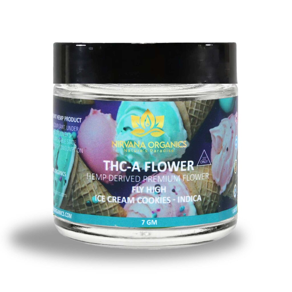 THC-A Flower Ice Cream Cookies - Nirvana Organics